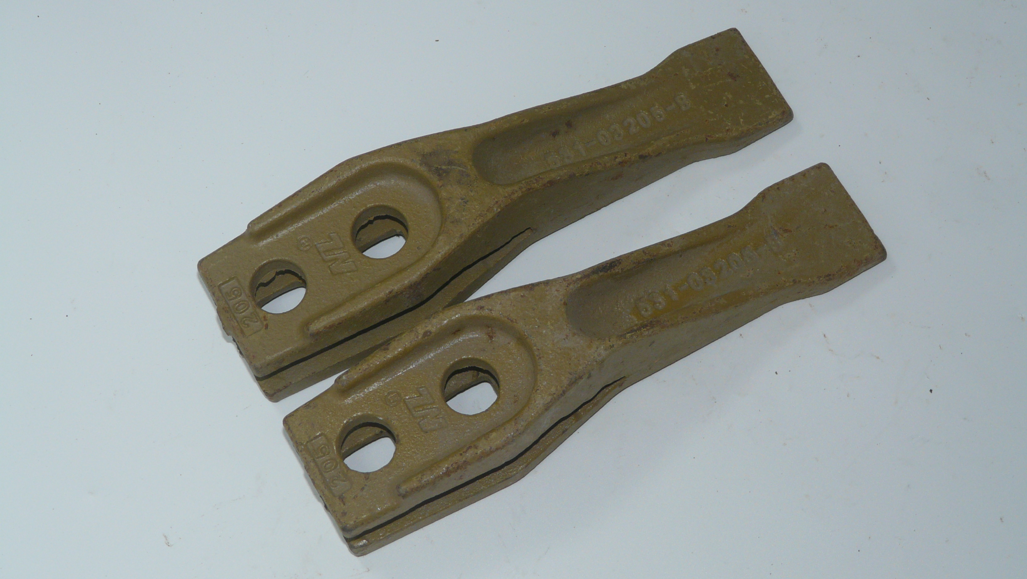 Wheel Backhoe Loader Bucket Teeth 531-03205 Front Bucket Teeth Wear ...